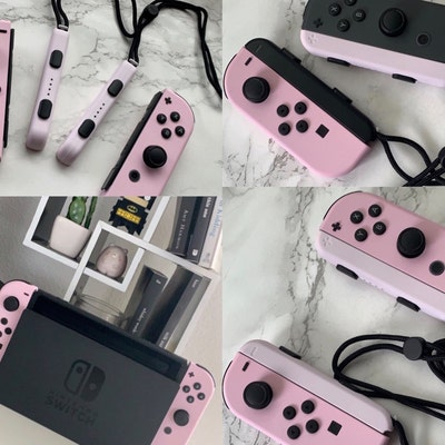 Custom Pastel Pink and Blue Nintendo Switch Joy-con Joycon Controllers ...