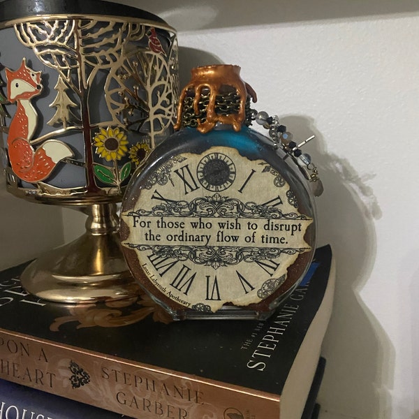 Color Changing Time Travel Potion Bottle: Steampunk Fantasy Decor - Etsy