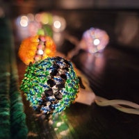 Beading Tutorial and Pattern, Lantern Beaded Bead Beading Pattern ...