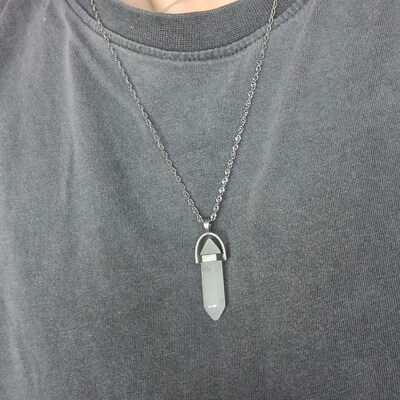 Crystal Point Healing Crystal Choker Necklace Amethyst Lapis Rose ...