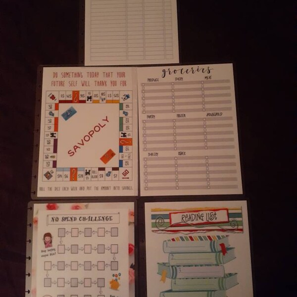 DASHBOARD Savopoly Money Savings 4 Use W Classic/minihappy Planner/tul ...
