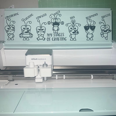 7 Stages of Crafting SVG, Cricut Cutie Stages of Crafting, SVG Files ...