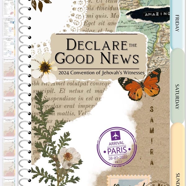 20 Pages 10 Diff Designs JW Letter Writing Template Printable ...
