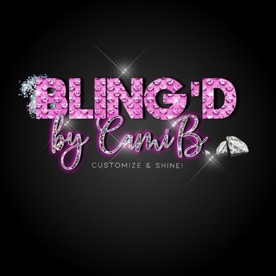 DIY Pink and Silver Logo Set, Glitter Crown Logo Branding Set, Boutique ...