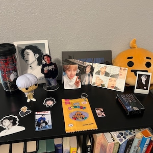 BTS With Logo Lightbox 3D Papercut Lightbox Shadow Box Night Light Room ...