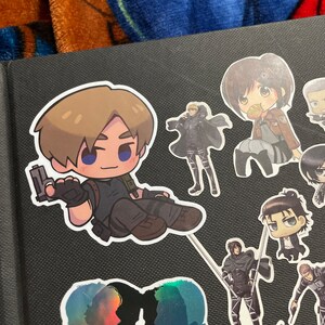 Leon Kennedy Resident Evil 3 Matte Vinyl Stickers - Etsy