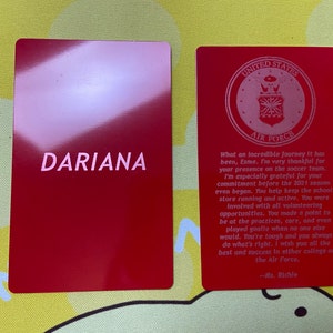 Metal Skip Cancel Undo Cards Matte Black Anodized Aluminum Laser ...