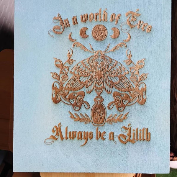 In a World Full of Eves, Always Be a Lilith - Moth - Pagan Goddess ...