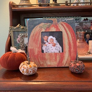 Pumpkin Picture Frame - Etsy