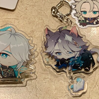 Genshin Impact Advent Calendar Mysterybox Keychain Badge Pin Jewelry ...