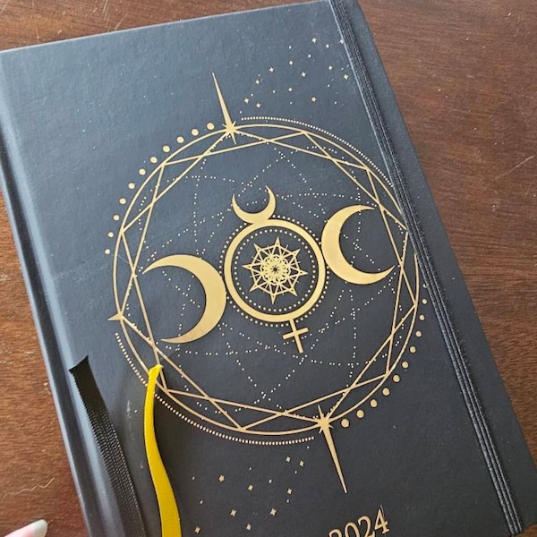 2025 COSMOPLANNER Moon Planner Creative Productivity Planner Moon Journal Moon Phases Full Moon ...