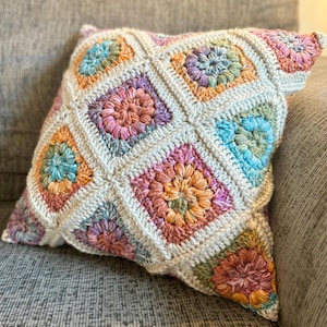 PATTERN Pixel Perfect Shawl Pattern Crochet Fade Granny Square Wrap ...