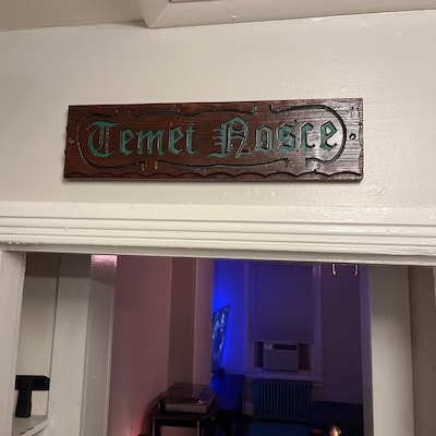 Temet Nosce Plaque Sign From the Matrix Reproduction Know Thyself - Etsy UK