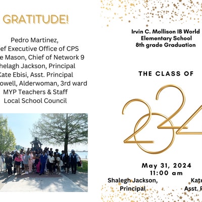 Graduation Program Template for the Class of 2024, Graduation Ceremony ...