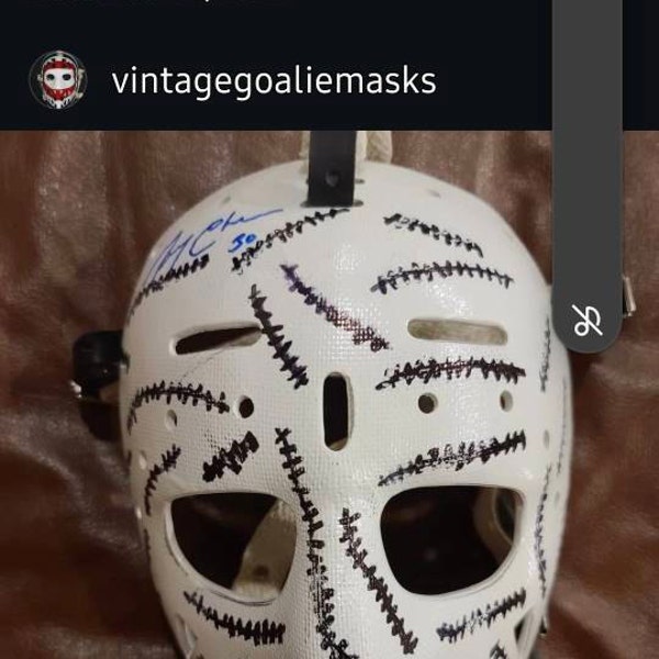 Montreal Ken DRYDEN Ice Hockey Mask Goalie Helmet 1:1 Scale Home Decor ...