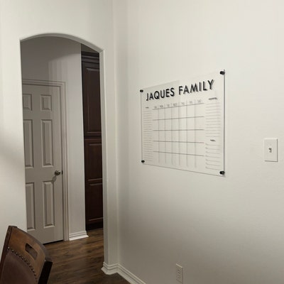 5 Kid Dry Erase Chore Chart for Wall in Mudroom or Kitchen ...