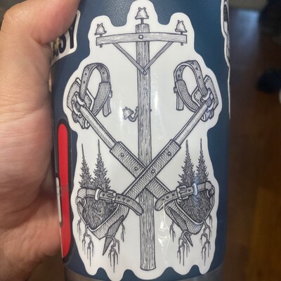 Lineman Stickers - Etsy