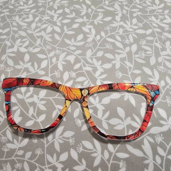 Glitter Seashore Eyeglass Toppers Made to Fit Eyeglasses Such as Pair ...