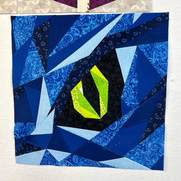 Dragon Eye Pillow FPP Pattern - Etsy