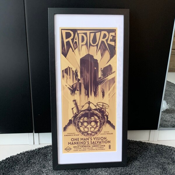 Bioshock Rapture Print - Art Deco Vintage Style Poster Inspired by ...