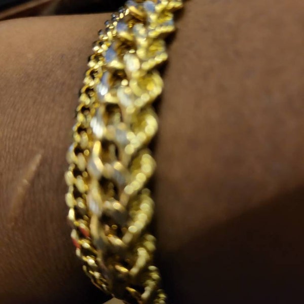 10K Gold Rope Chain Gold Rope Chain Bracelet 3mm, 3.6mm, 4mm, 4.5mm ...