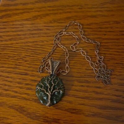 Red Flash Labradorite Gemstone Pendant Copper Wire Wrapped Pendant ...