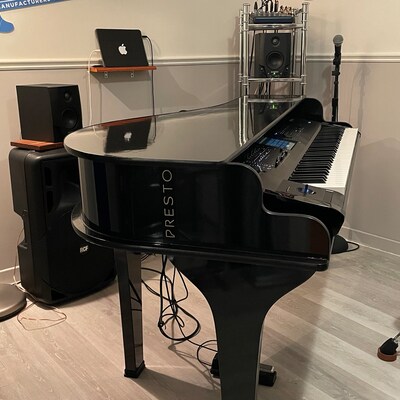 Presto Piano Shell in Gloss Black or White/red/blue - Etsy