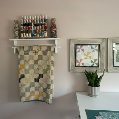 Rolling Pin Rack With Three Slots Rolling Pin Rack With Shelf ...