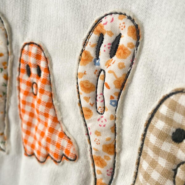 Ghost Applique Machine Embroidery Design, Applique Ghost Design, Quick ...