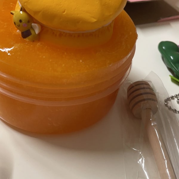 Golden Honey Macaron DIY Slime Honey Slime for Kid Slime for Stress ...