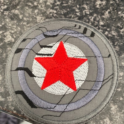 Winter Solider, Bucky Barnes, Arm Emblem Iron-on Embroidered Patch ...