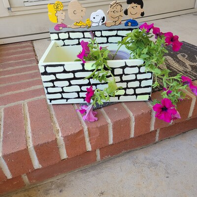 Snoopy Woodstock Mailbox Fence Line Topper Top Large Outdoor - Etsy