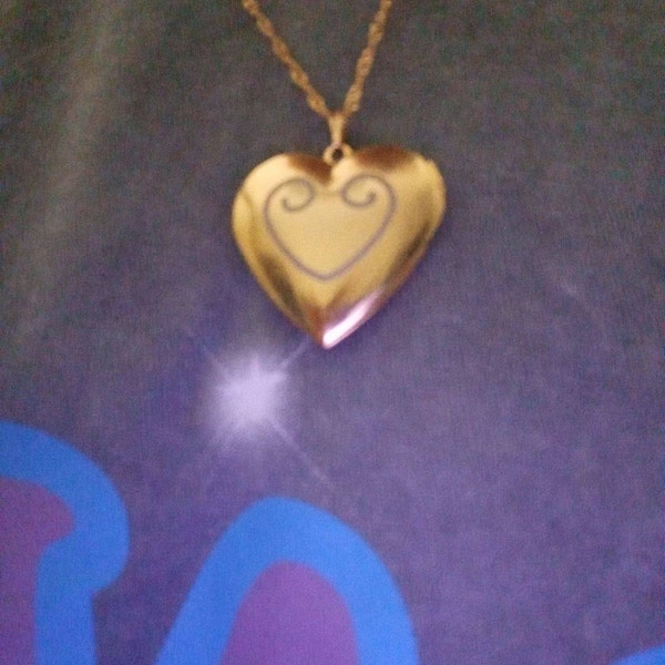 Nutcracker Clara Heart Locket Necklace, Gold Plated Steel - Etsy