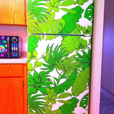 Fridge Wrap / Self Adhesive Vinyl Fridge Decal / Peel and - Etsy