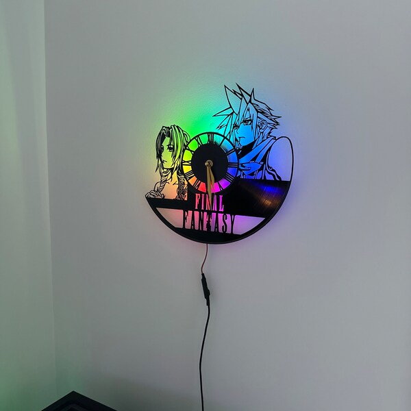 Final Fantasy 7 Clock, Final Fantasy Clock, Final Fantasy Vii, Ff7 ...