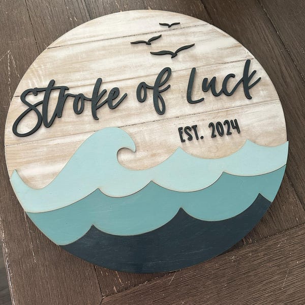 Beach House Wall Art, Family Name Sign, Coastal Decor, Beach House ...