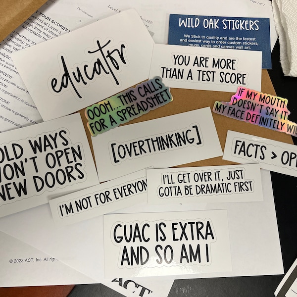 Any 10 Stickers, Sticker Bundles, Vinyl Stickers for Laptops, Water ...