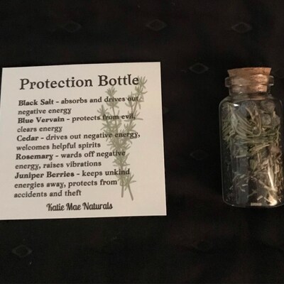 Protection Spell Bottle Witch Bottle - Etsy