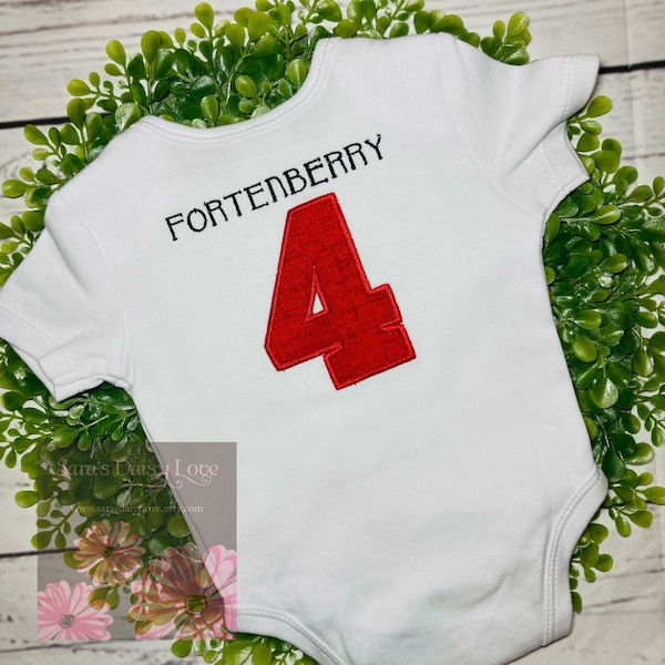 Bold Block Wide Satin Stitch Numbers, Birthday Number Applique Machine ...