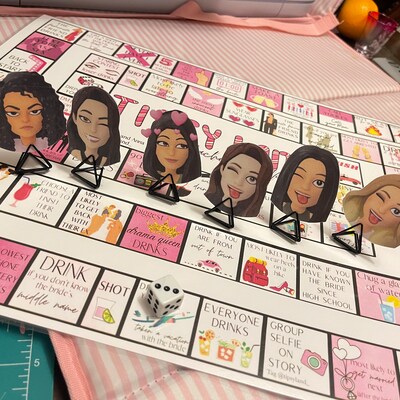 Tipsy Land Party Adult Drinking Board Game Game Night - Etsy