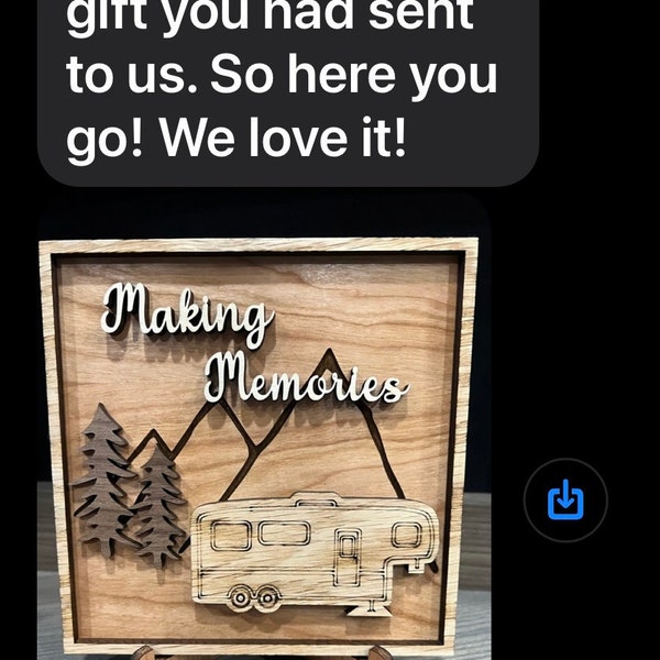Custom Fifth Wheel Trailer Wood 3d Sign With Stand, Personalized 5th ...