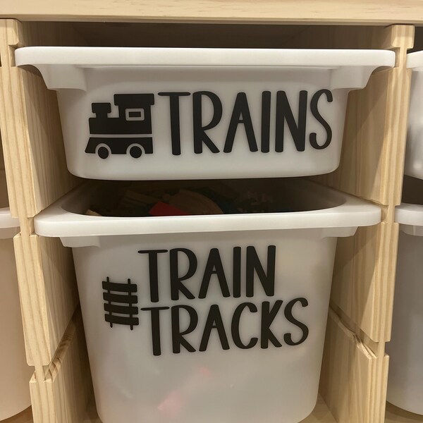 Printable Toy Trofast Bin Storage Labels | Kids Room Toy Organisation ...