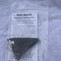 Raw Moss Agate Stone Raw Stones Raw Moss Agate Crystal Healing Crystals ...