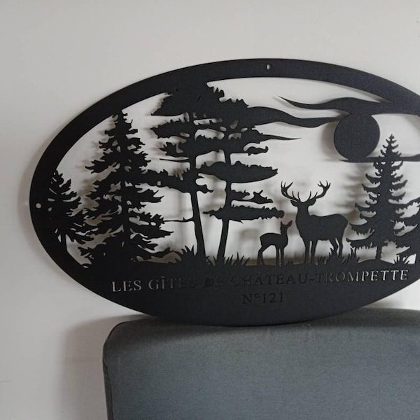 Personalized Garden Metal Sign With Stake, Metal Bird Garden Sign ...