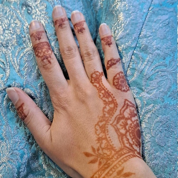 Henna Practice Kit | Handmade Henna/mehndi Cones | Bridal Henna | Henna ...