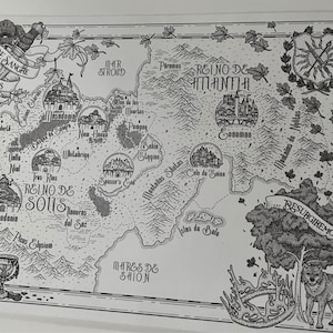 Elden Ring Map Fanart Illustration Made by - Etsy