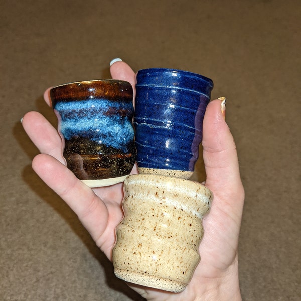 Handmade Ceramic Shot Glass – Wheel Thrown Pottery - Etsy
