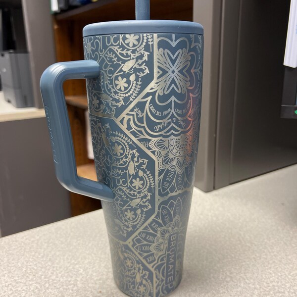 Floral Lines Custom Brumate Era Leakproof Tumbler 30 Oz 40 Oz - Etsy