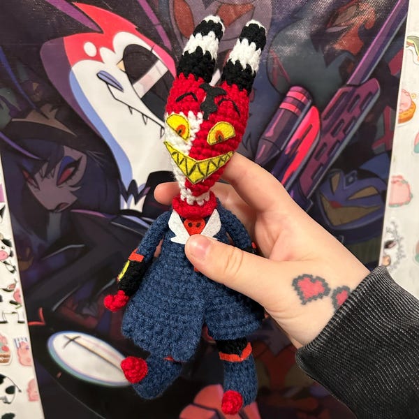 Nanalan Crochet Plushie, Nanalan Crochet Toy, Fleefer Stuffed Animal ...