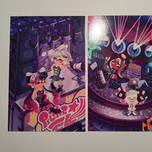 Splatoon Hotlantis IDL Posters Squid Sisters off the Hook Deep - Etsy ...